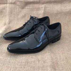 Versace | Shoes | Versace Collection Mens Lace Patent Leather Dress ...